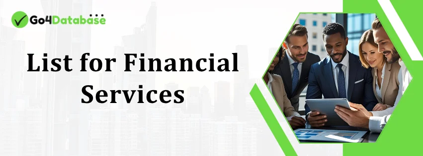 List for Financial Services, Go4Database